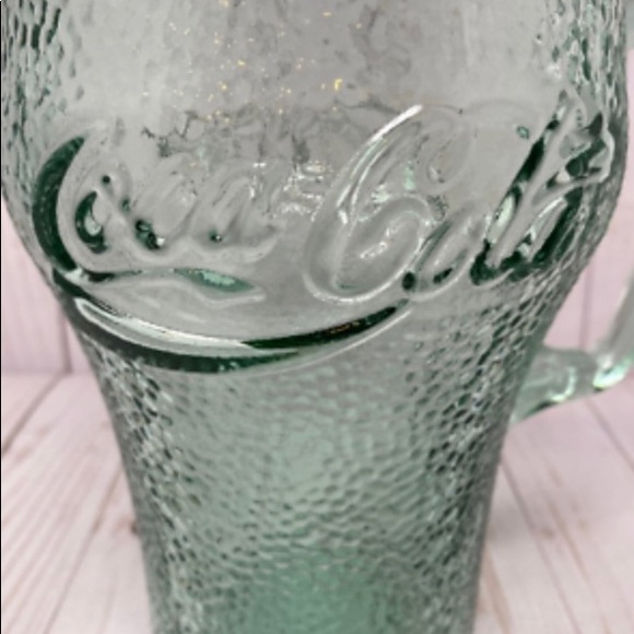 Coca Cola | Kitchen | Coca Cola Green Glass Vintage Pitcher | Poshmark